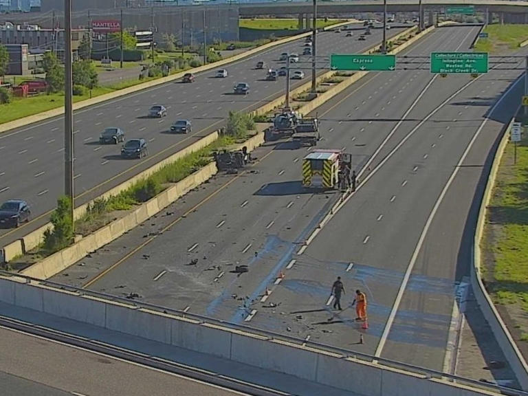 Fiery crash closes stretch of eastbound 401; Toronto man accused of ...