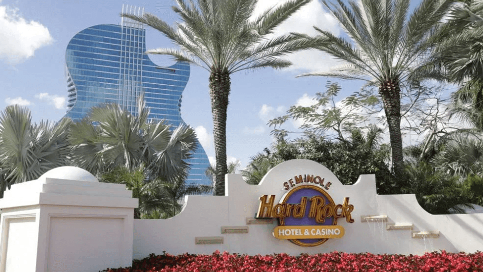 Five injured after rooftop structure partially collapses at Hard Rock ...