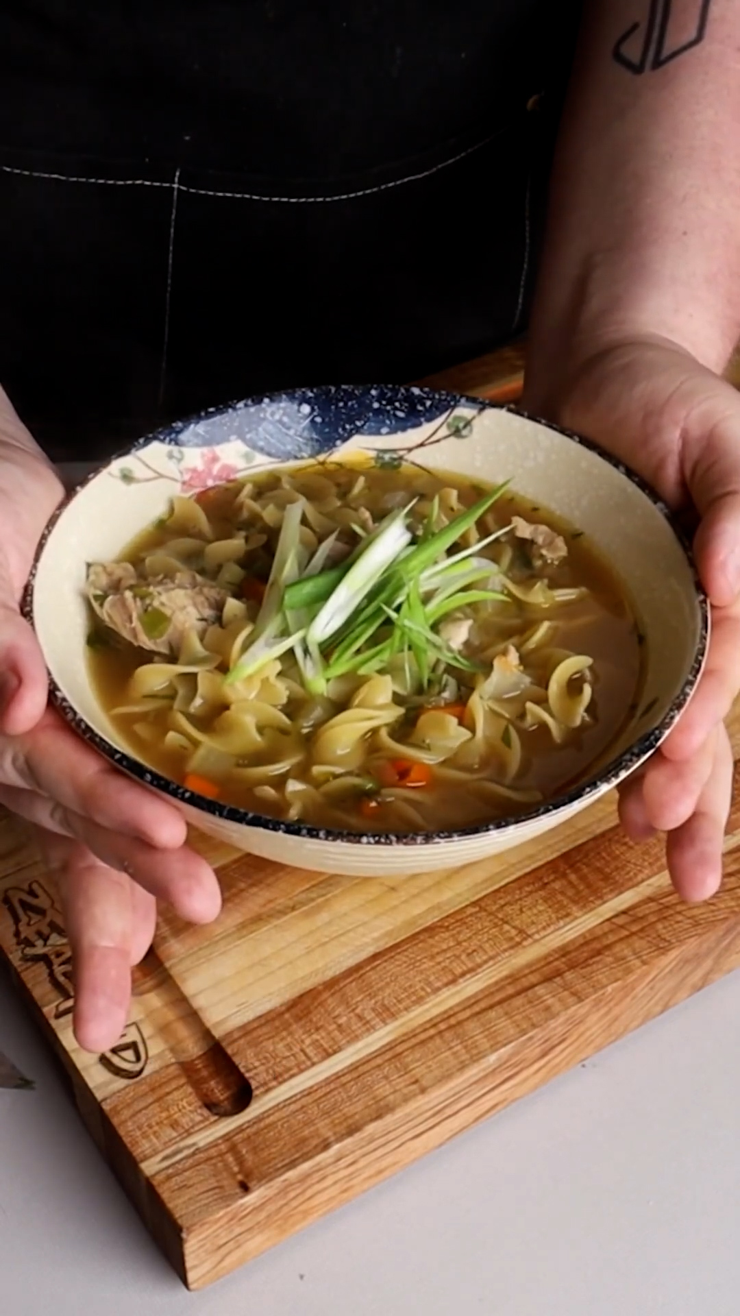 Healing chicken noodle soup