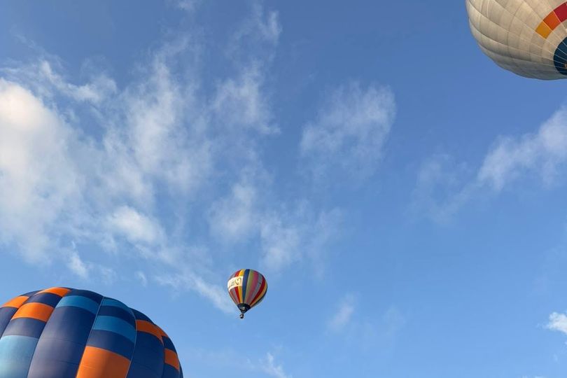 12 pictures of hot air balloons taking over skies above Leicester city ...