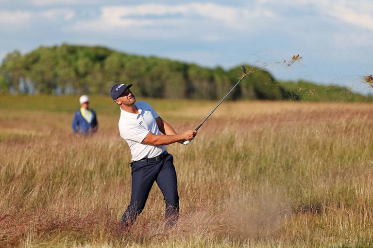 Golf-Clark eyes second US Open crown with massive lead