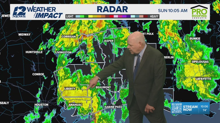 Flash flood warnings cover Jefferson, Orange counties through midday ...