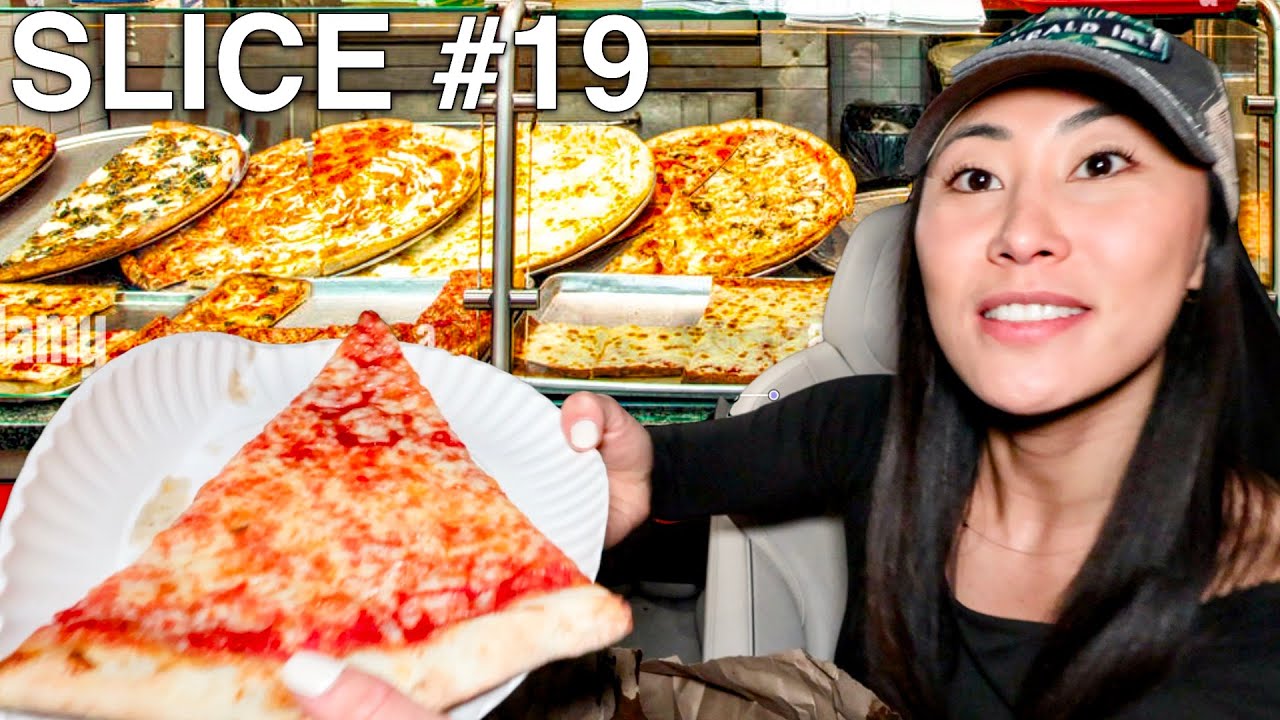 Eating pizza every hour for 24 hours in NYC!