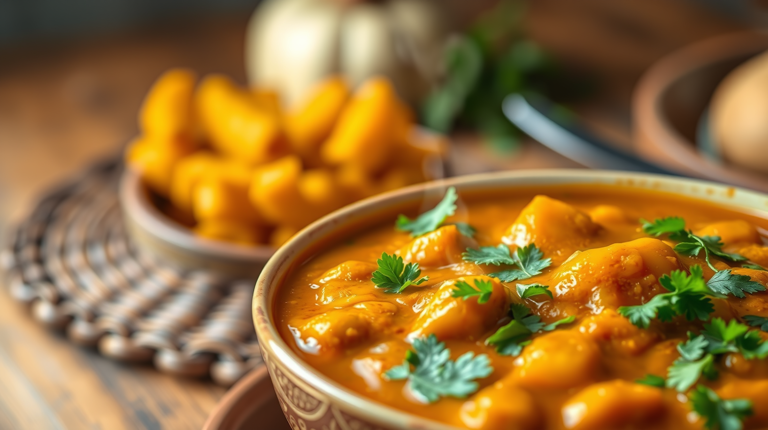 How to make easy pumpkin matar curry at home with simple ingredients ...