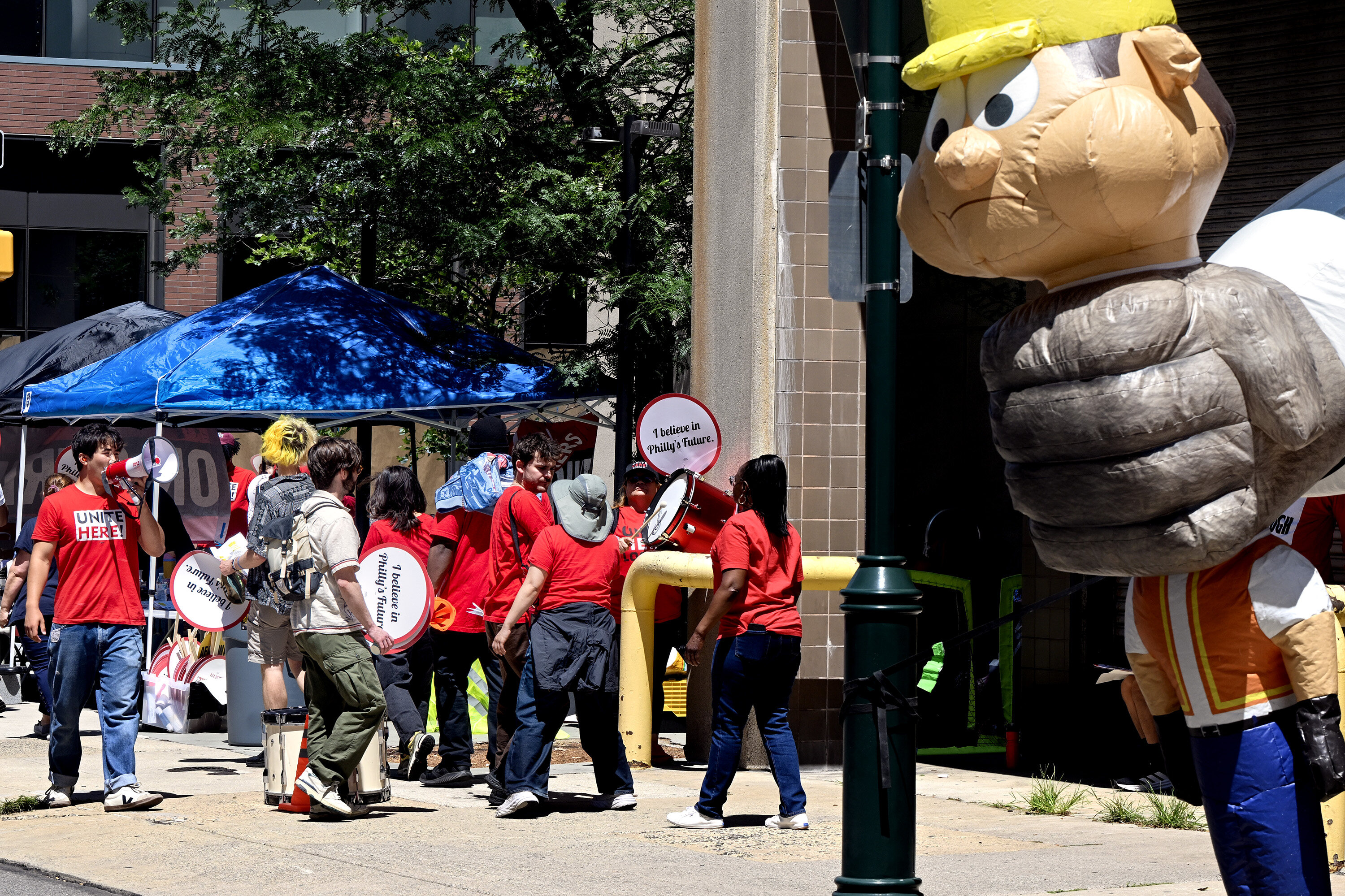 Sheraton Philadelphia Downtown workers went on strike Sunday while FIFA ...