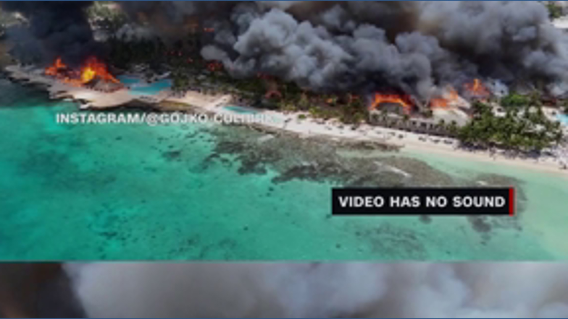 Beach hotel fire in Dominican Republic