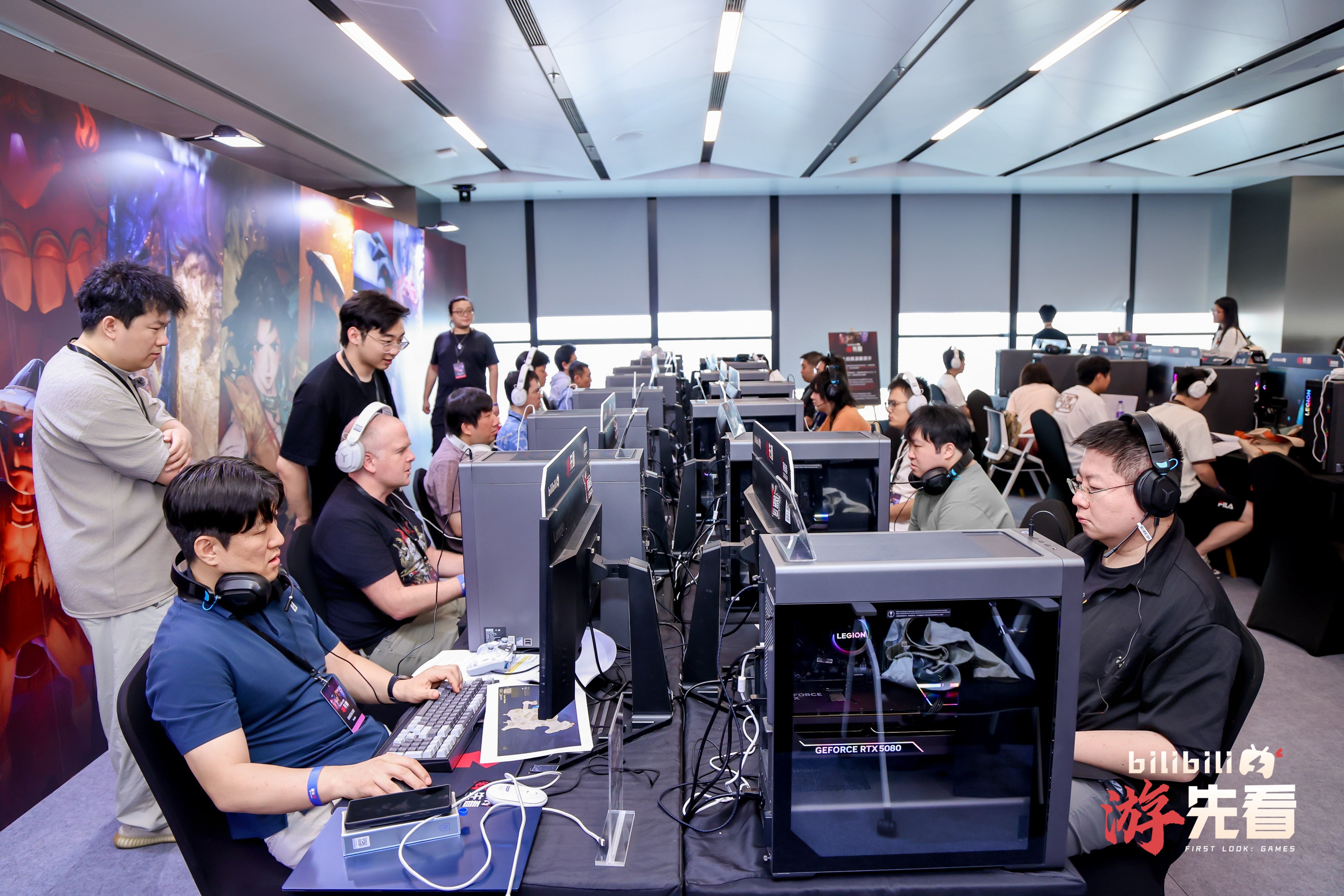 Bilibili game first look event photos