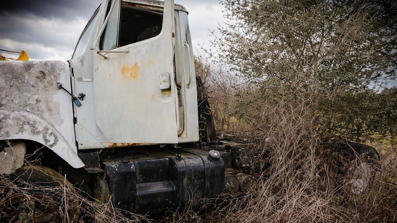 This forgotten dragline might dig again after years in the sand
