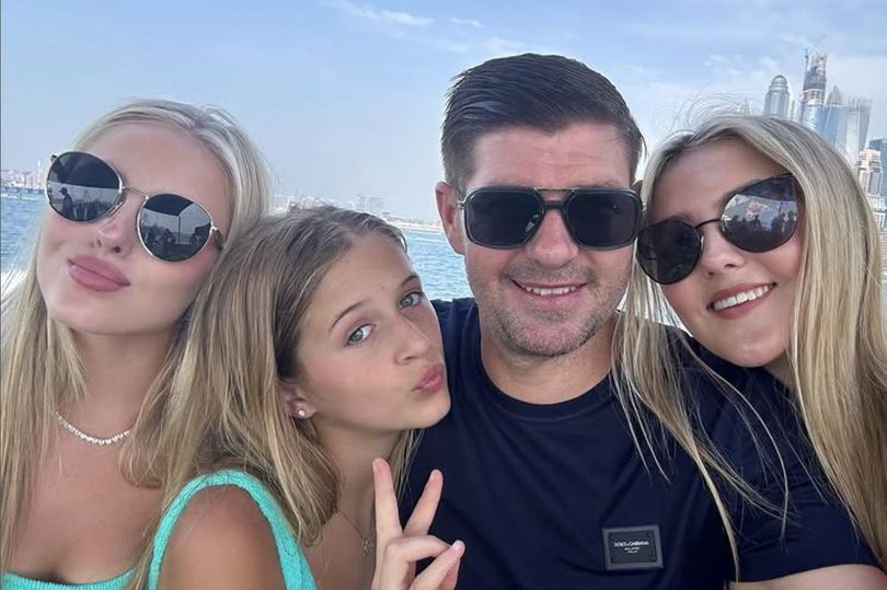 Steven Gerrard's daughters share heartfelt messages for Liverpool legend