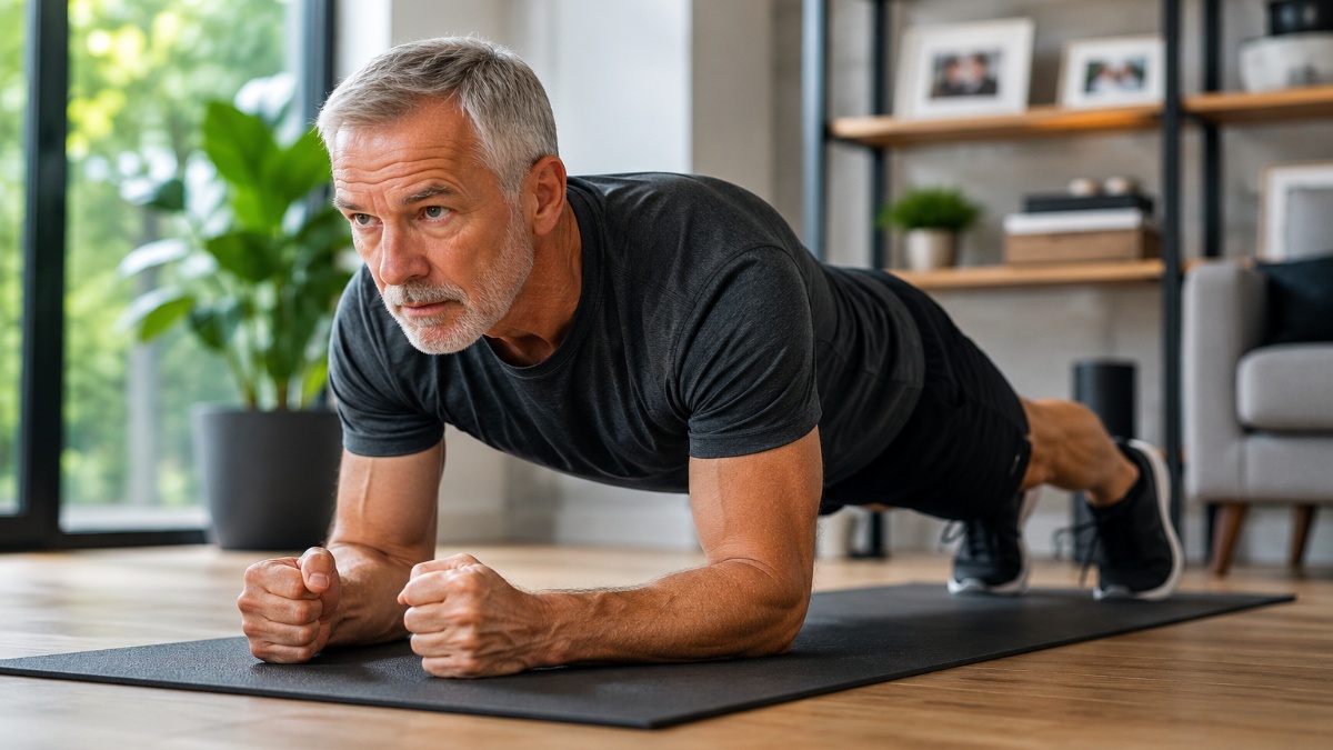 Forget planks after 60: These 5 chair exercises build core strength ...