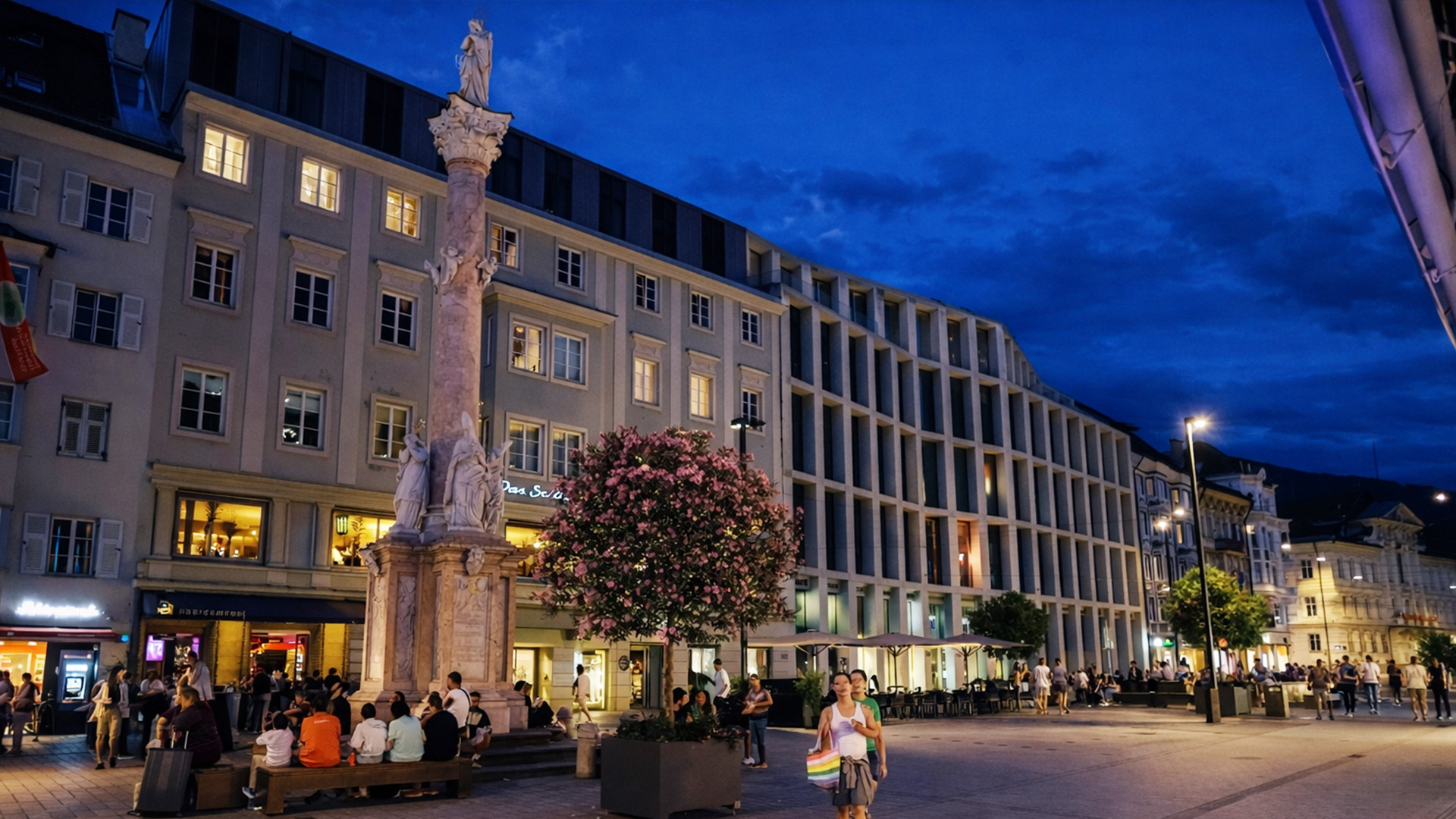 Innsbruck, Austria, brilla con el encanto nocturno del Tejado de Oro (4K)