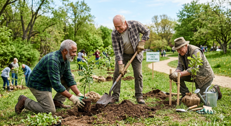 Proverb of the day: "A society grows great when old men plant trees ...