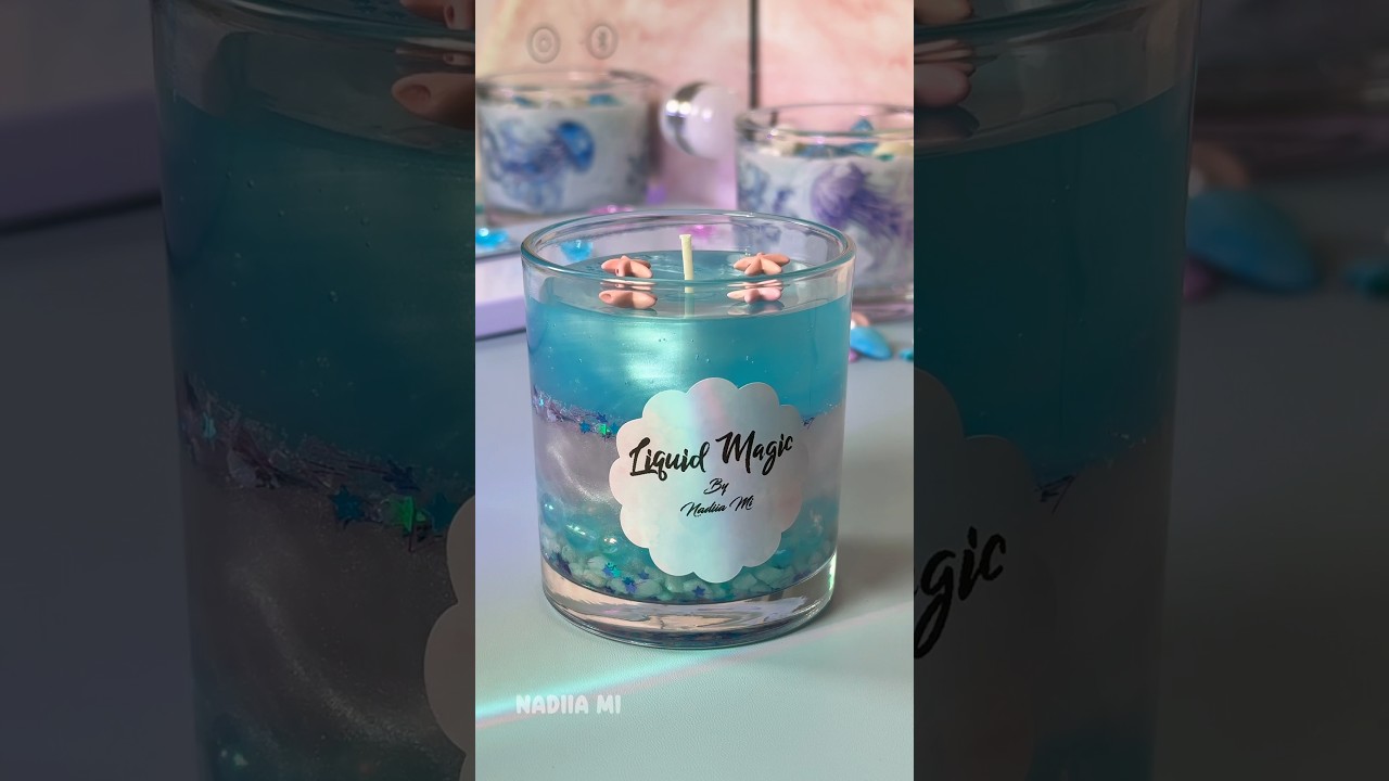 Liquid magic candle DIY | Relaxing water candle ASMR