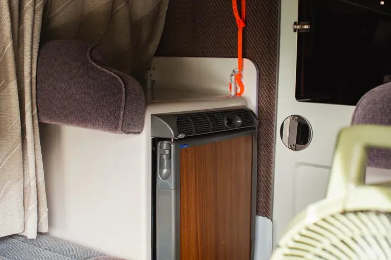 This $18K Toyota van hides a private bathroom with a shower in the back