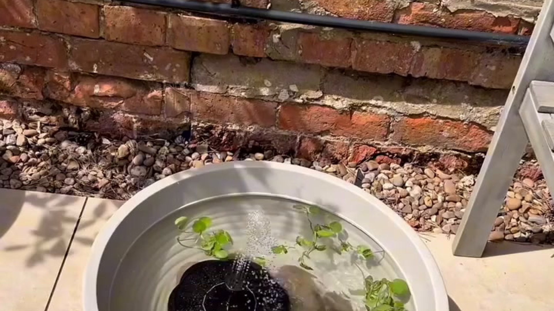 BRB, adding this simple water feature idea by Thebarnrenovation ...