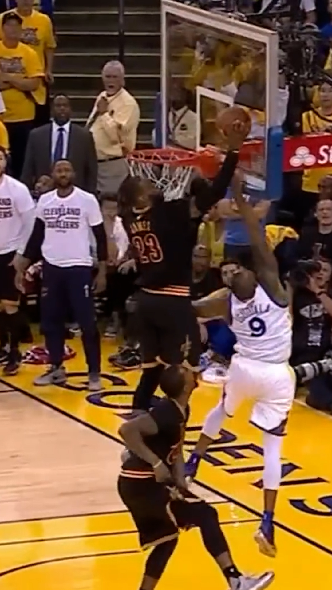 LeBron James The Block Game 7 2016 NBA Finals