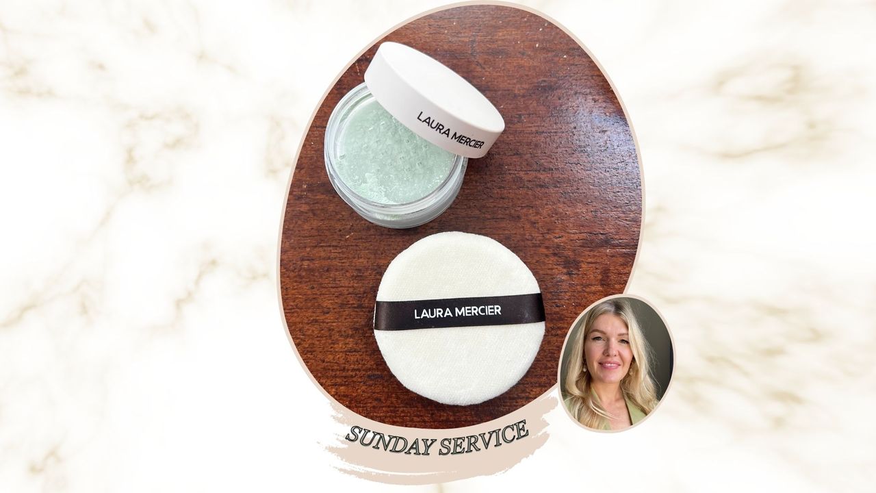 This redness-correcting, pore-blurring powder is perfect for sticky ...