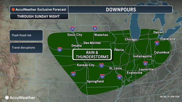 Severe thunderstorms, flood threat to persist across central, eastern US