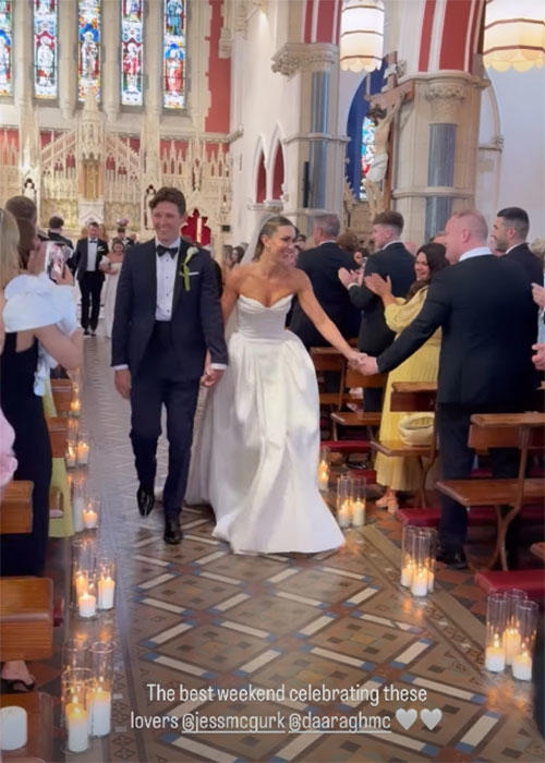 First pictures of Miriam O'Callaghan's daughter Jess as she ties the ...