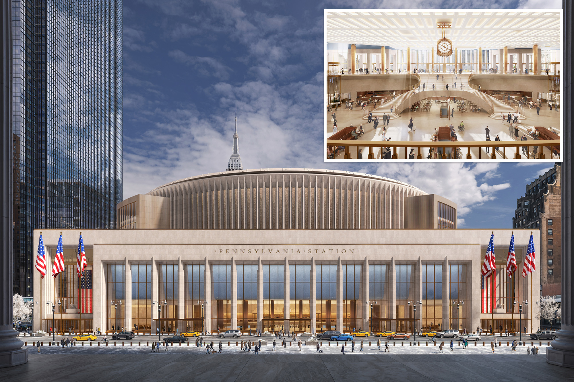Final design for NYC Penn Station’s redevelopment one step closer ...