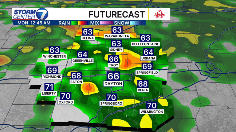 Showers and storms tonight, some may be strong
