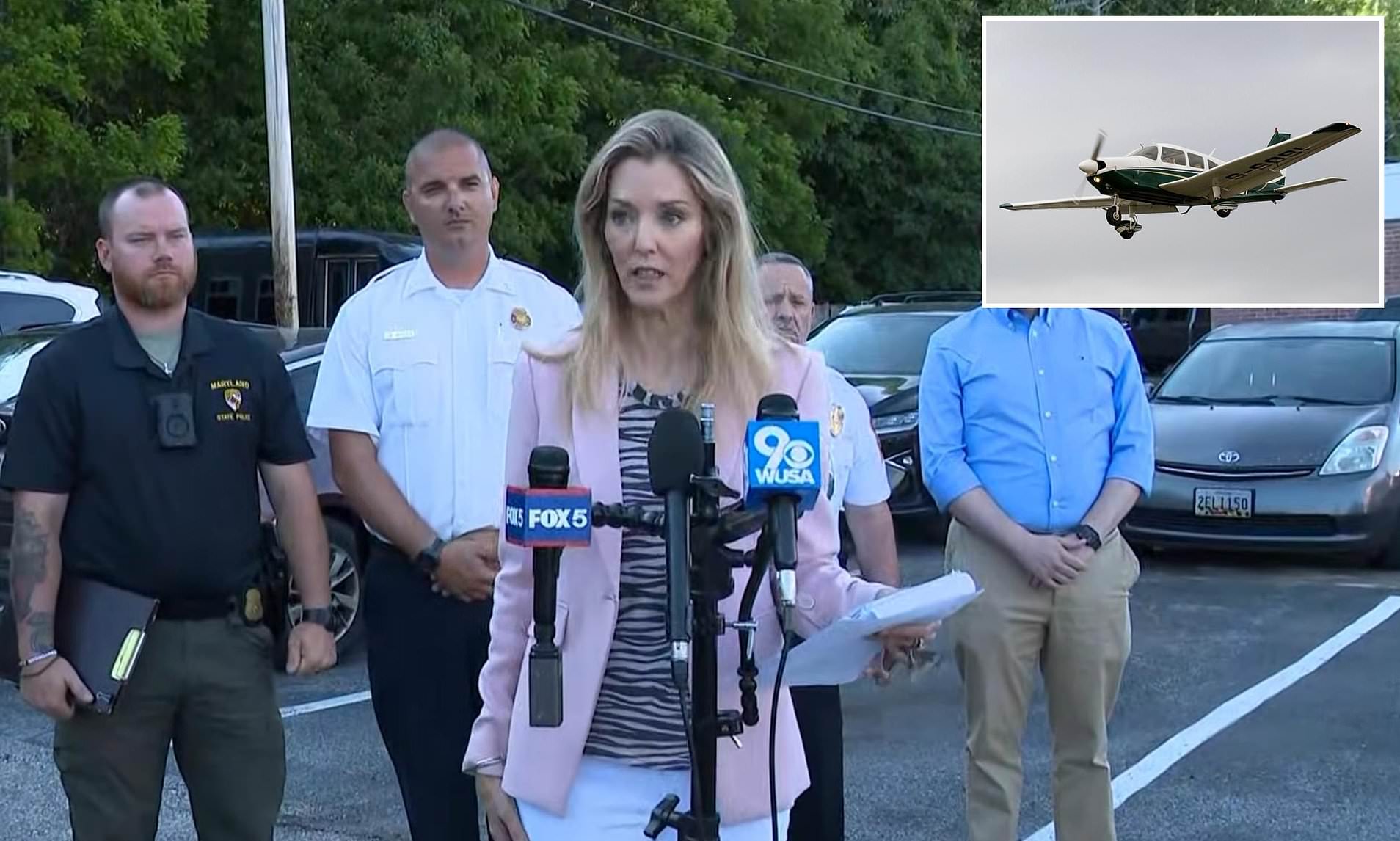 Three killed in horror plane crash after aircraft plummets into woods
