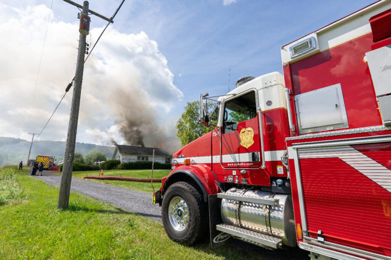 Alpha Fire Company conducts controlled burn for training exercise in ...