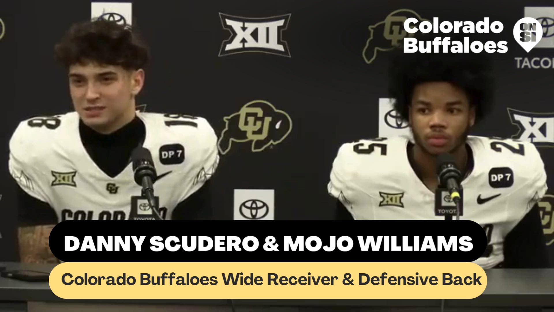 Colorado Buffaloes discuss Wide Receiver Danny Scuderos connection with ...