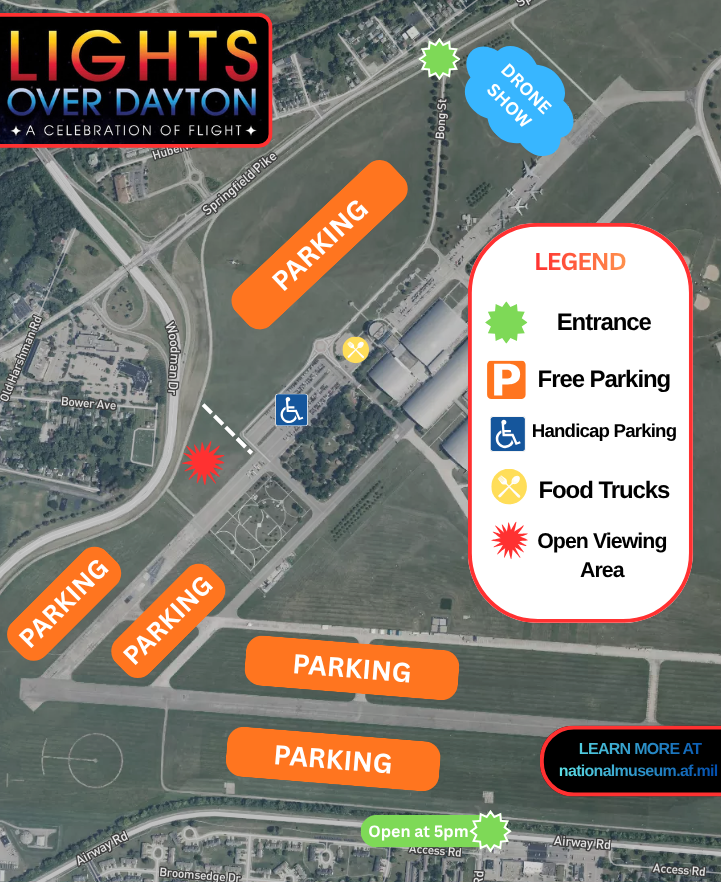 The National Museum of the US Air Force to host 500-drone "Lights Over ...