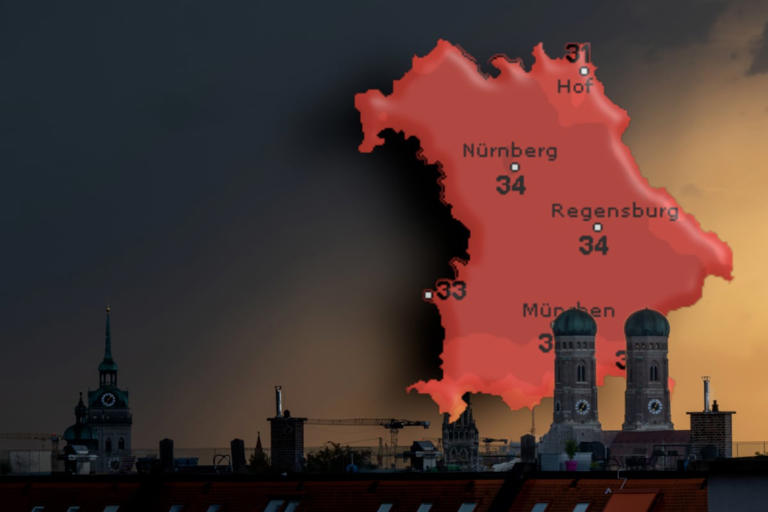 Wetter in Bayern: Erst Bruthitze, dann heftige Gewitter