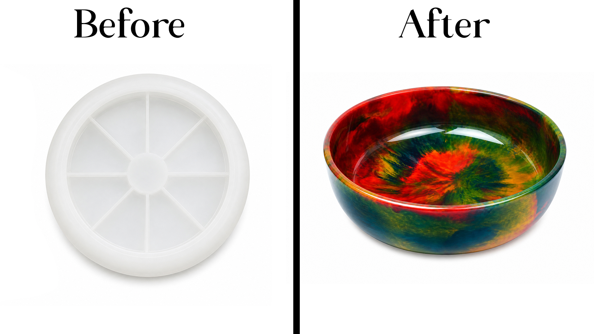 What Made These Resin Colours React So Differently?