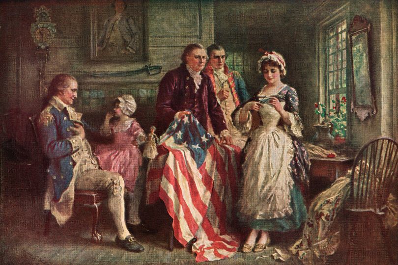 Irish legacy of Betsy Ross who created the very first American flag in ...