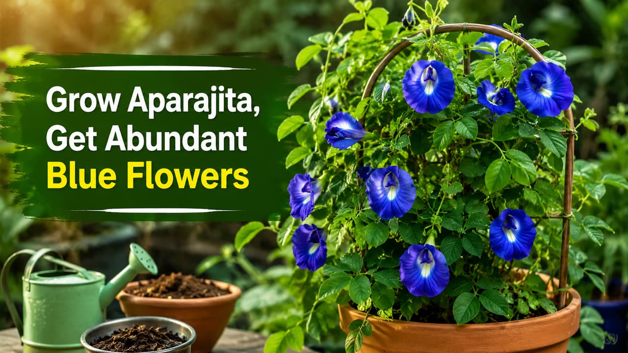 Aparajita plant: Your garden will be full of flowers with these 2 ...