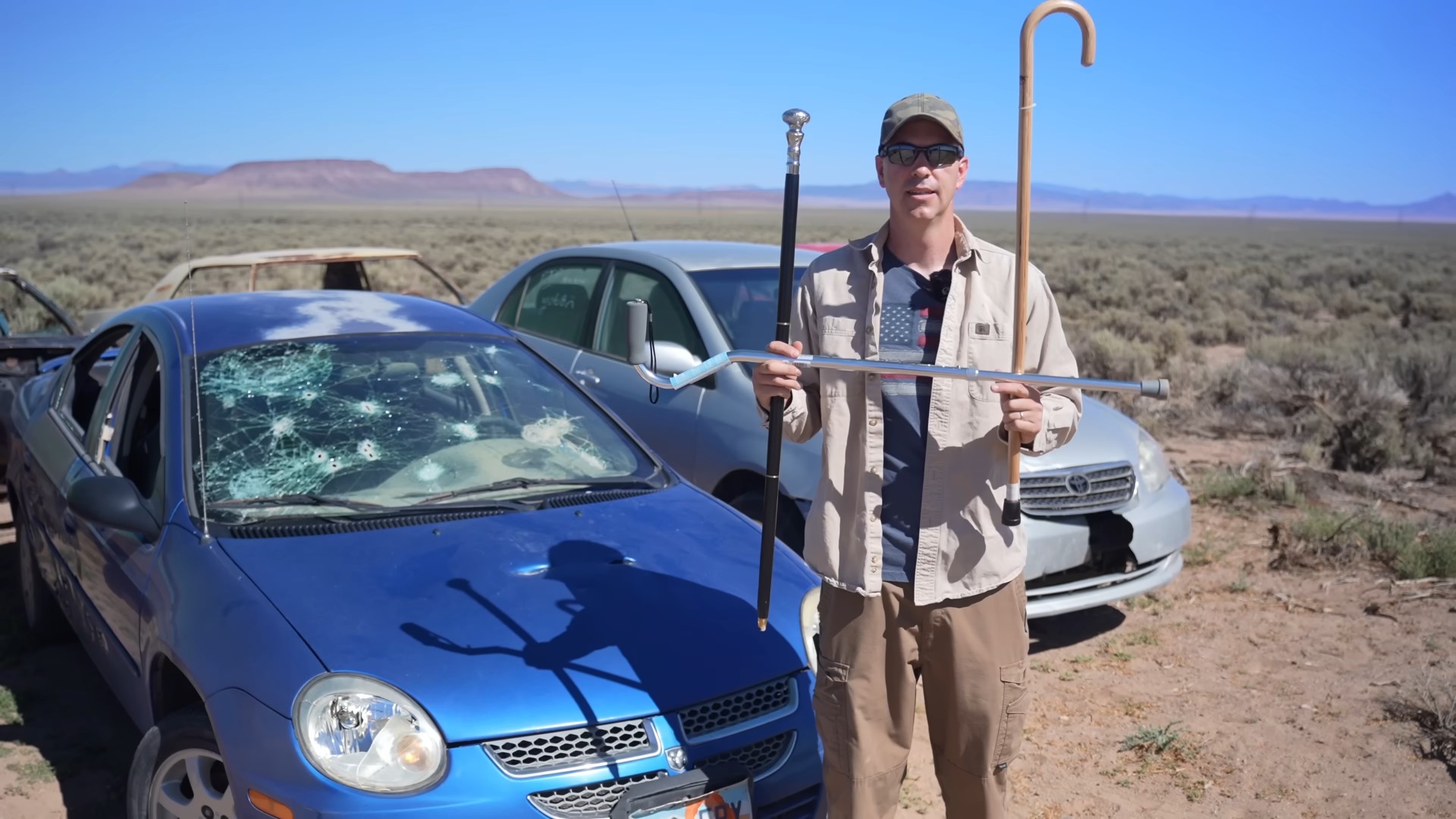 Which everyday cane doubles as a serious self-defense weapon?