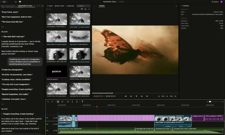 This new video editor lets Claude organize, generate, and edit right on ...