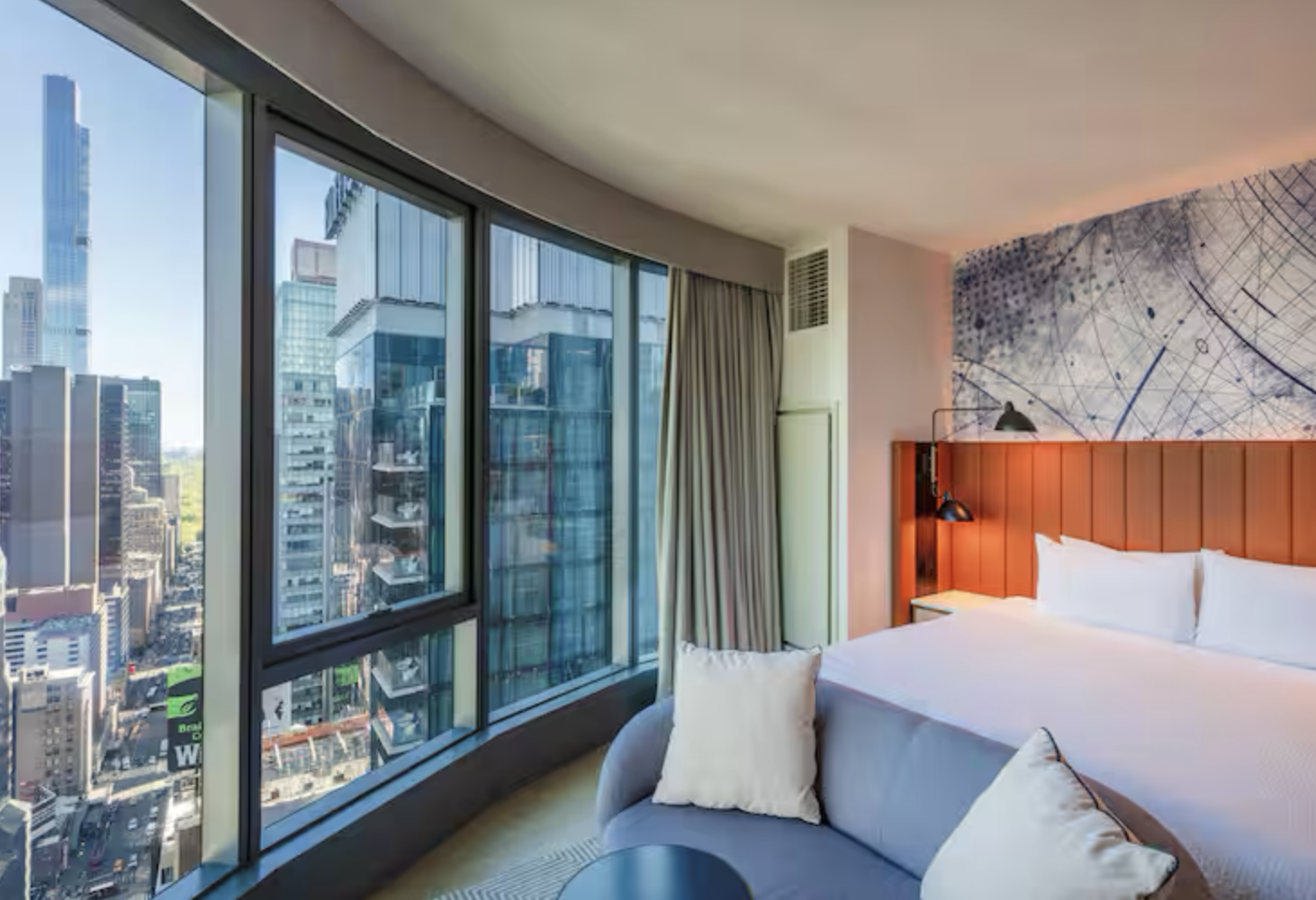 I stayed in a Times Square hotel — surreal, but totally worth it