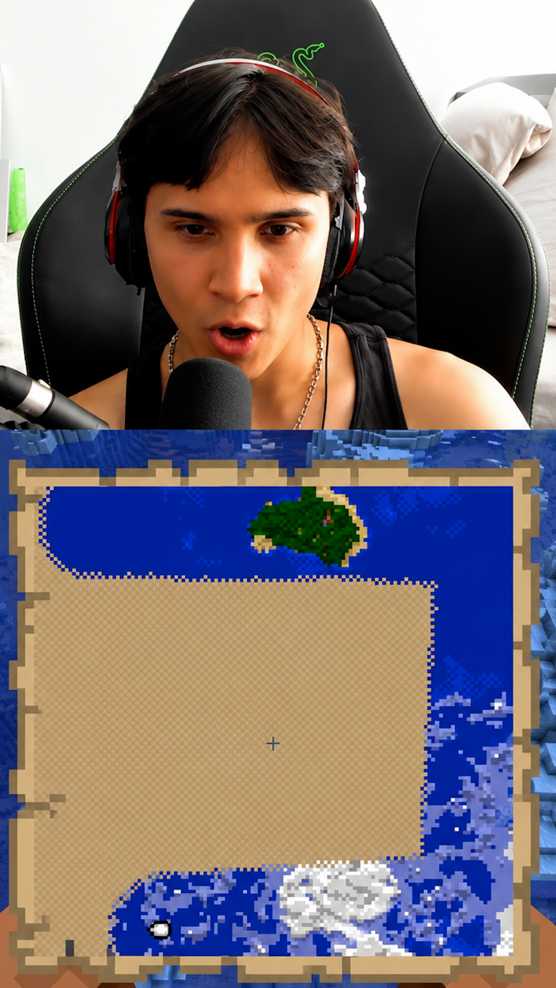 Process of filling a full Minecraft map