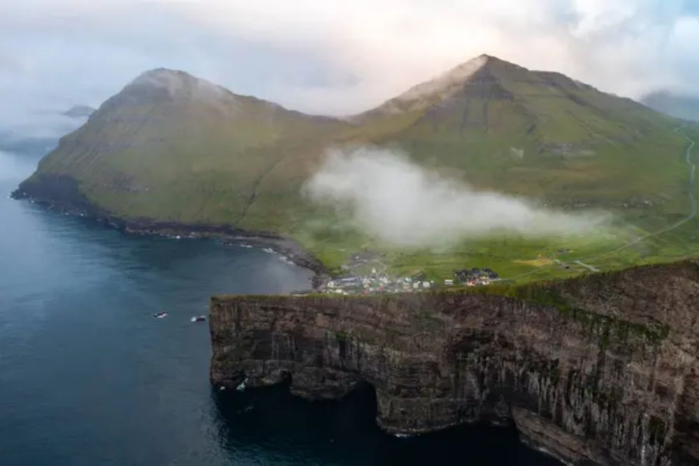 18 cliffside villages accessible only by cable car