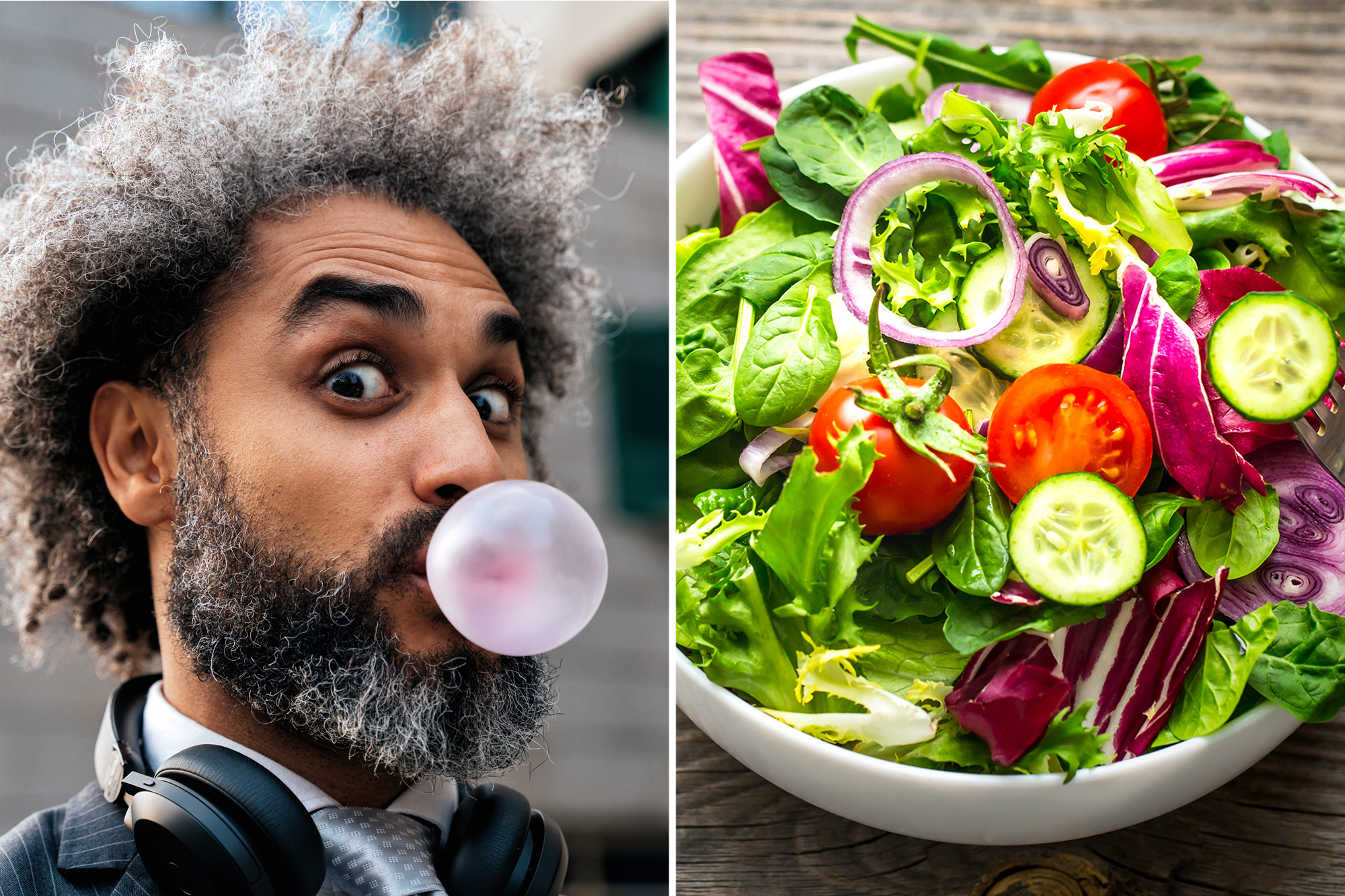 Chewing sugary gum after eating certain veggies is good for your heart ...