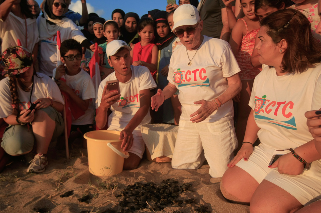 Mourners gather in Beirut to pay respects to Lebanese conservationist ...