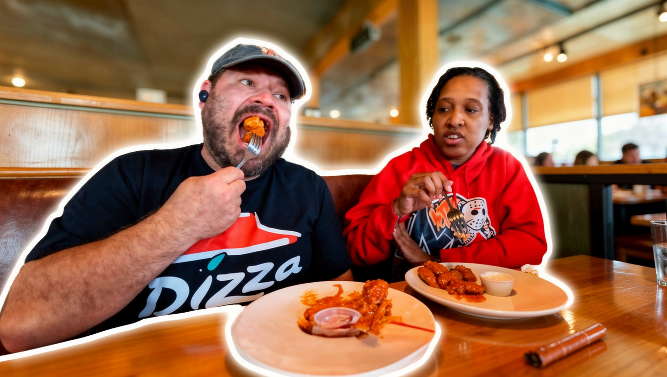 Applebee’s boneless wings challenge got messy fast