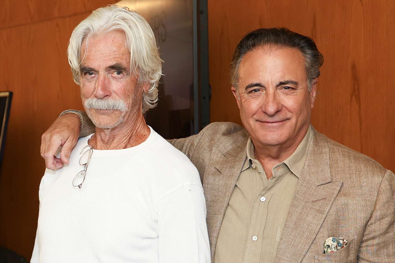 Andy Garcia recalls finding Sam Elliott alone with a martini before ...