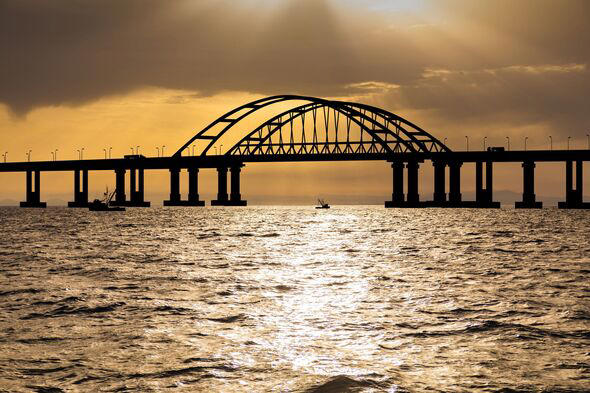 Russia burning as Ukraine launches massive attack on key waterway 160 ...