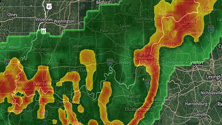 Live radar: Track rain and storms developing in Kentucky and Indiana