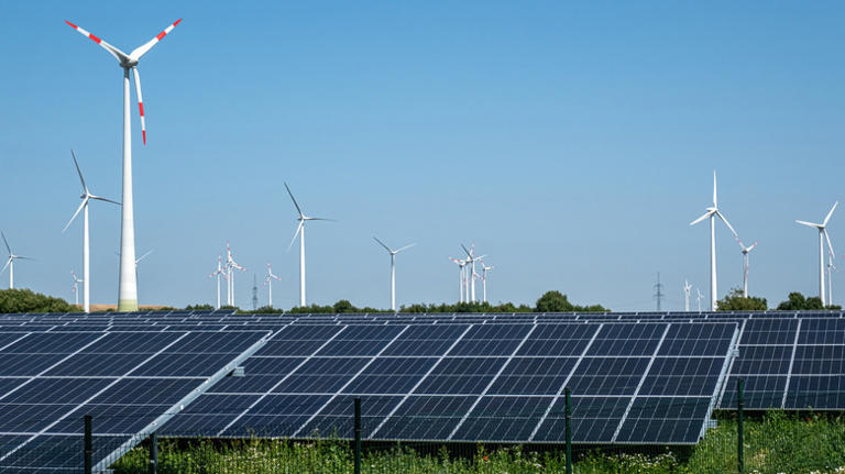 A single black wind turbine blade is having a breakthrough effect on ...