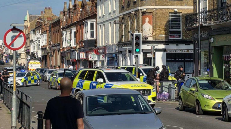 Armed police and dog unit attend Herne Bay High Street as man arrested ...