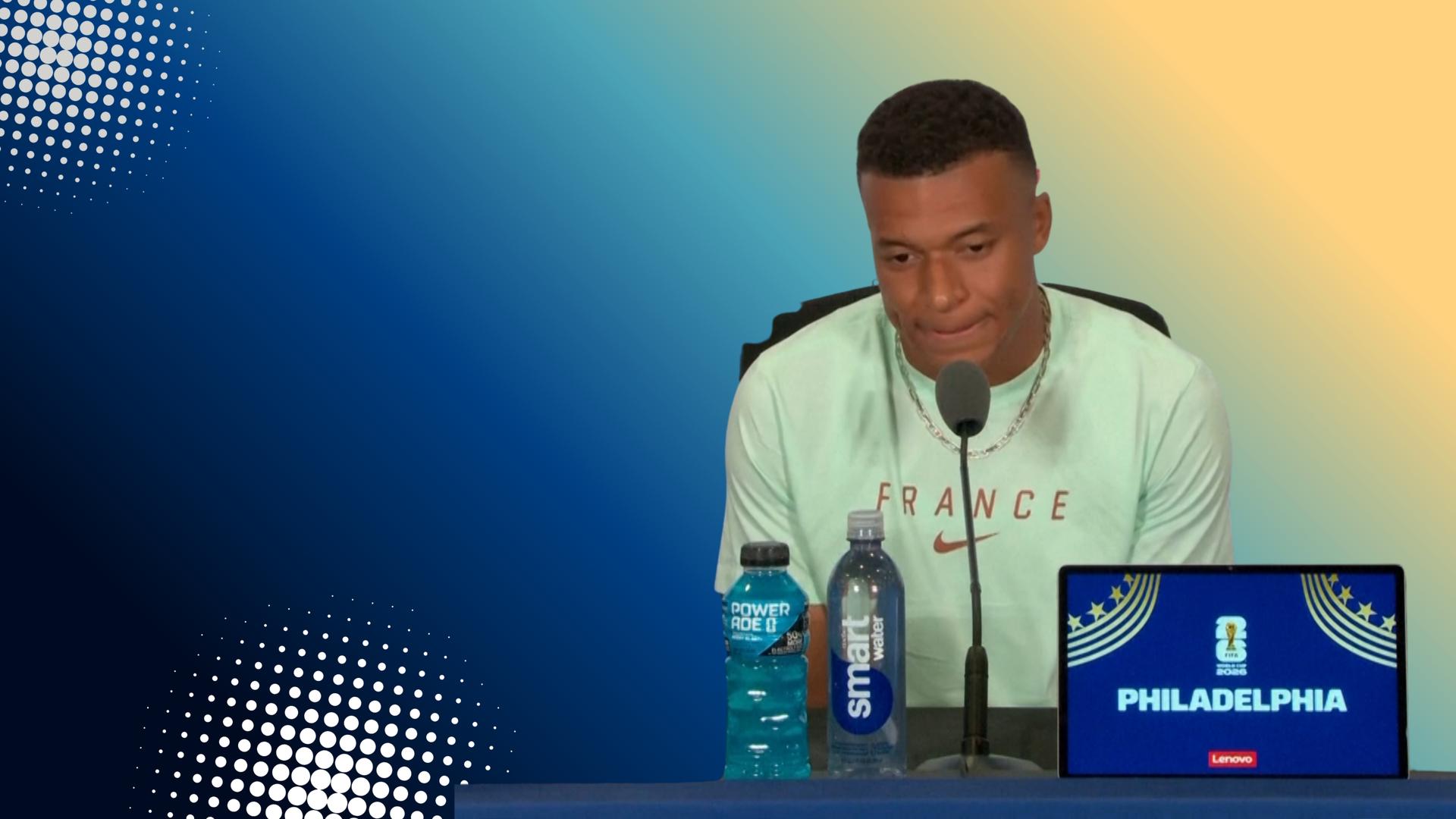 'Don't ask us...' - Mbappé on hydration breaks