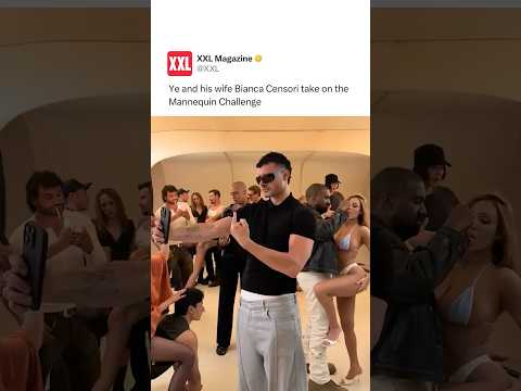 Ye and Bianca Censori do the Mannequin Challenge