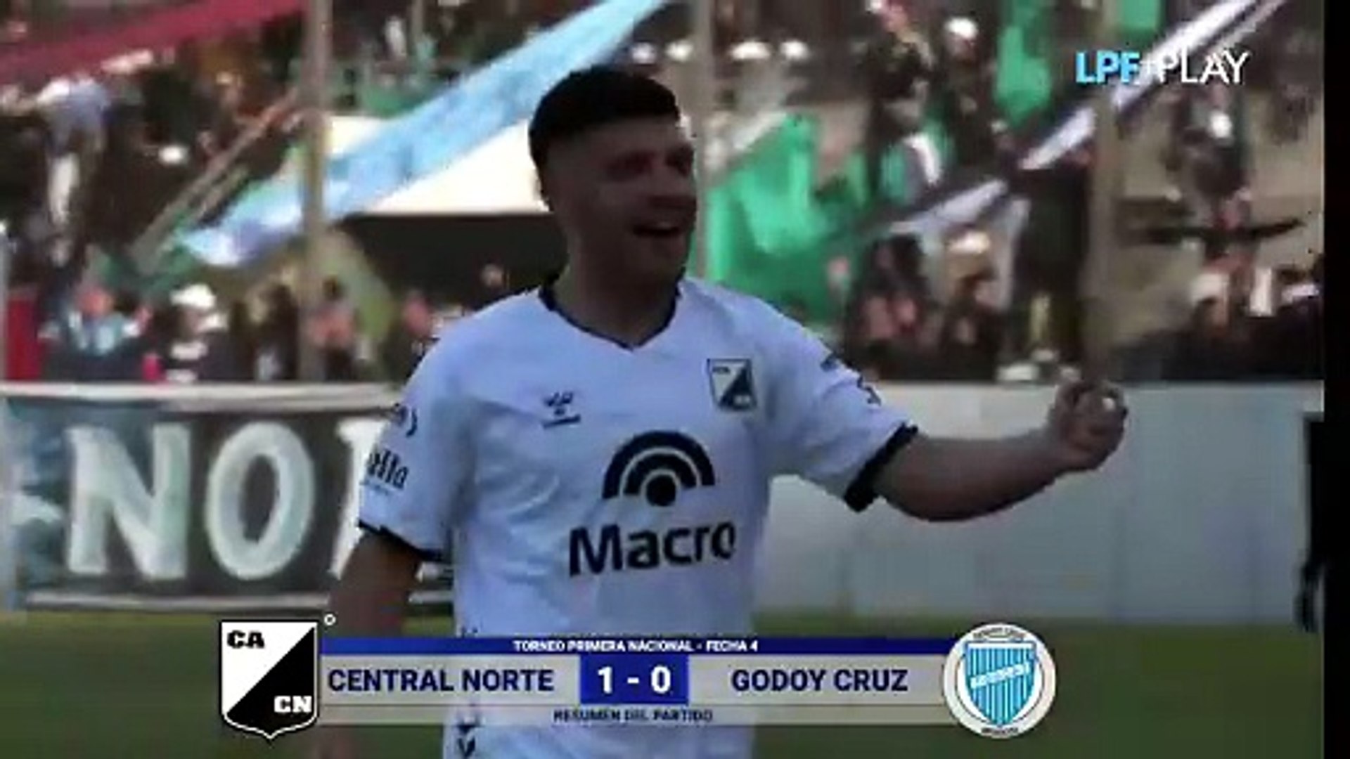 Central Norte 1 - Godoy Cruz 0: el compacto de la victoria del cuervo