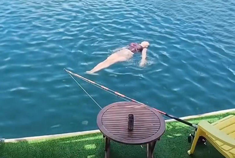 Influencer throws model into water as shark bait in bizarre video